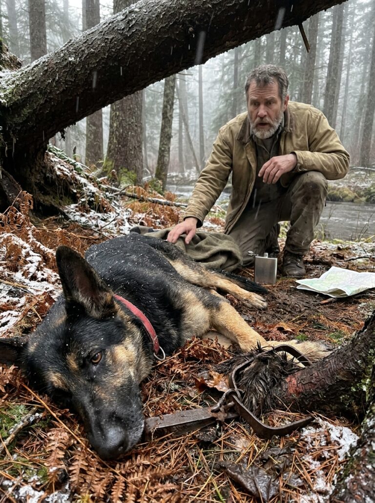 Part 2: A Hunter Found a Silent Dog Crushed Inside His Bear Trap — Five ...